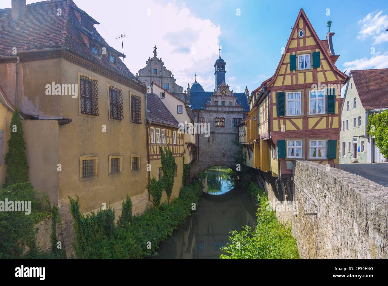 geography / travel, Germany, Marktbreit, Malerwinkel, Maintor, city ...