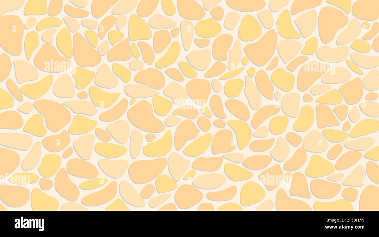 Background of large natural stones. Cartoon flat style. Vector ...