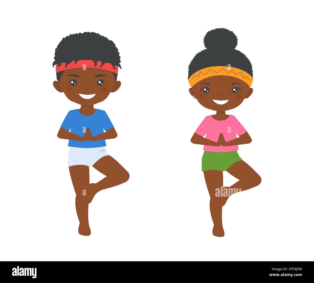 African american man woman balance Cut Out Stock Images & Pictures - Alamy