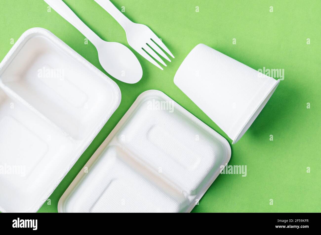 Eco friendly biodegradable paper disposable for packaging food and ...