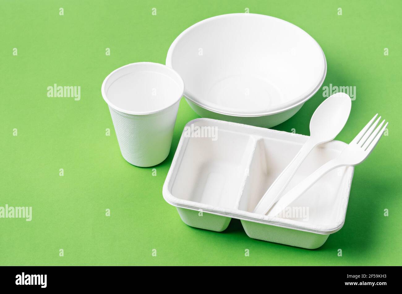 Eco friendly biodegradable paper disposable for packaging food and ...