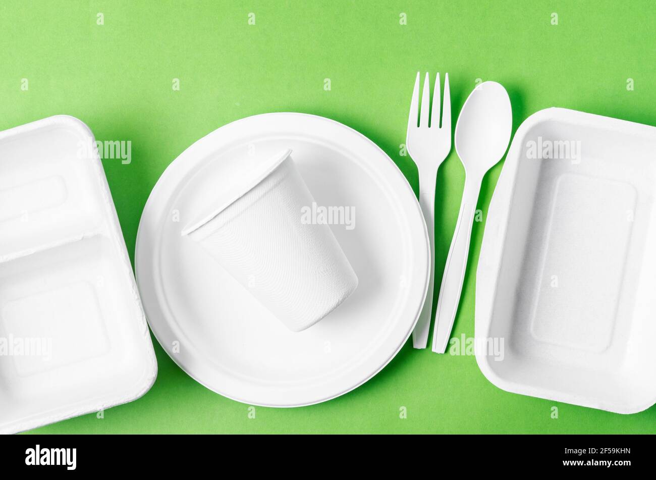 Eco friendly biodegradable paper disposable for packaging food and ...