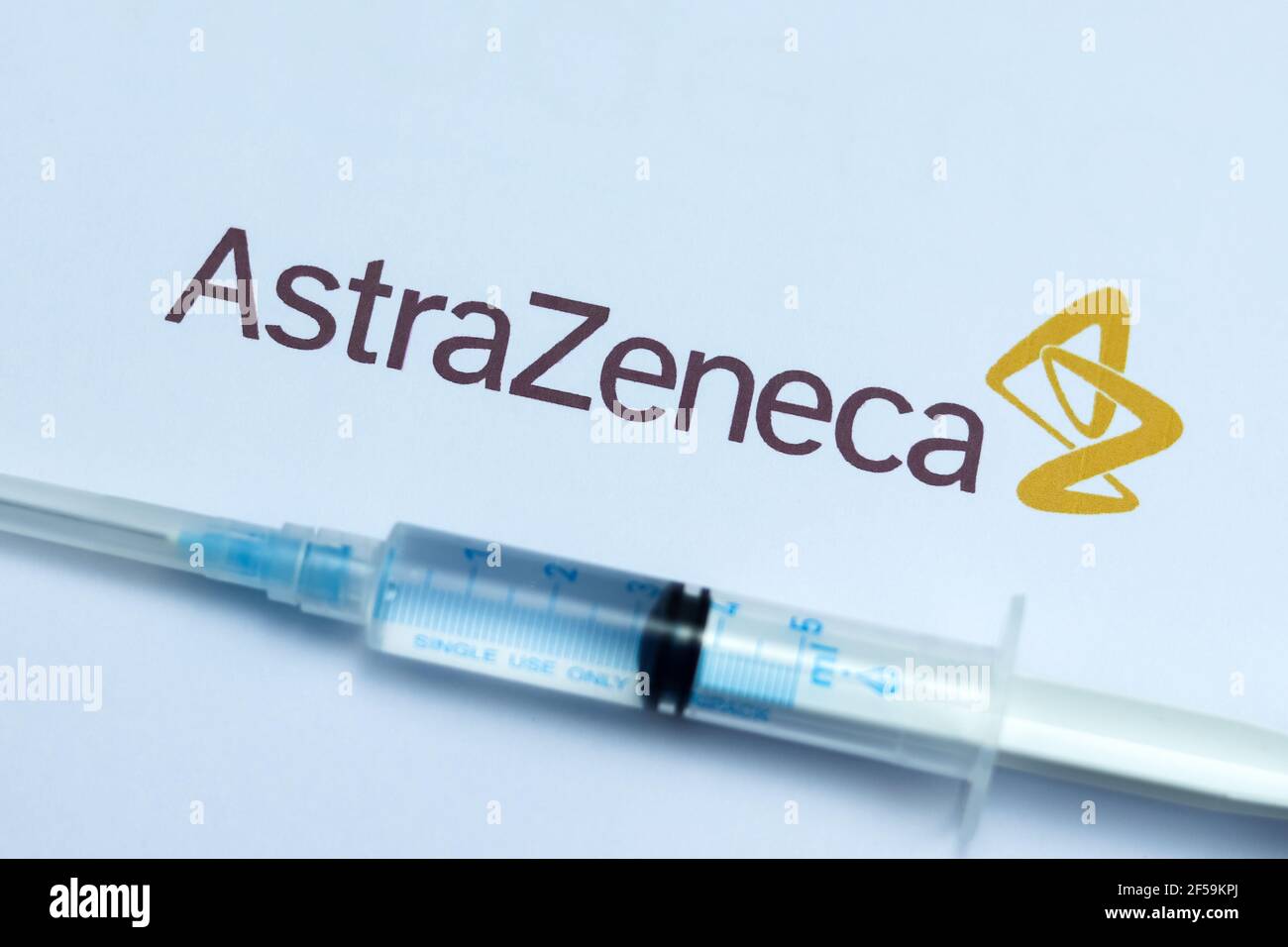 CHITTAGONG, BANGLADESH - Mar 15, 2021: Close-up shot of a syringe and ...