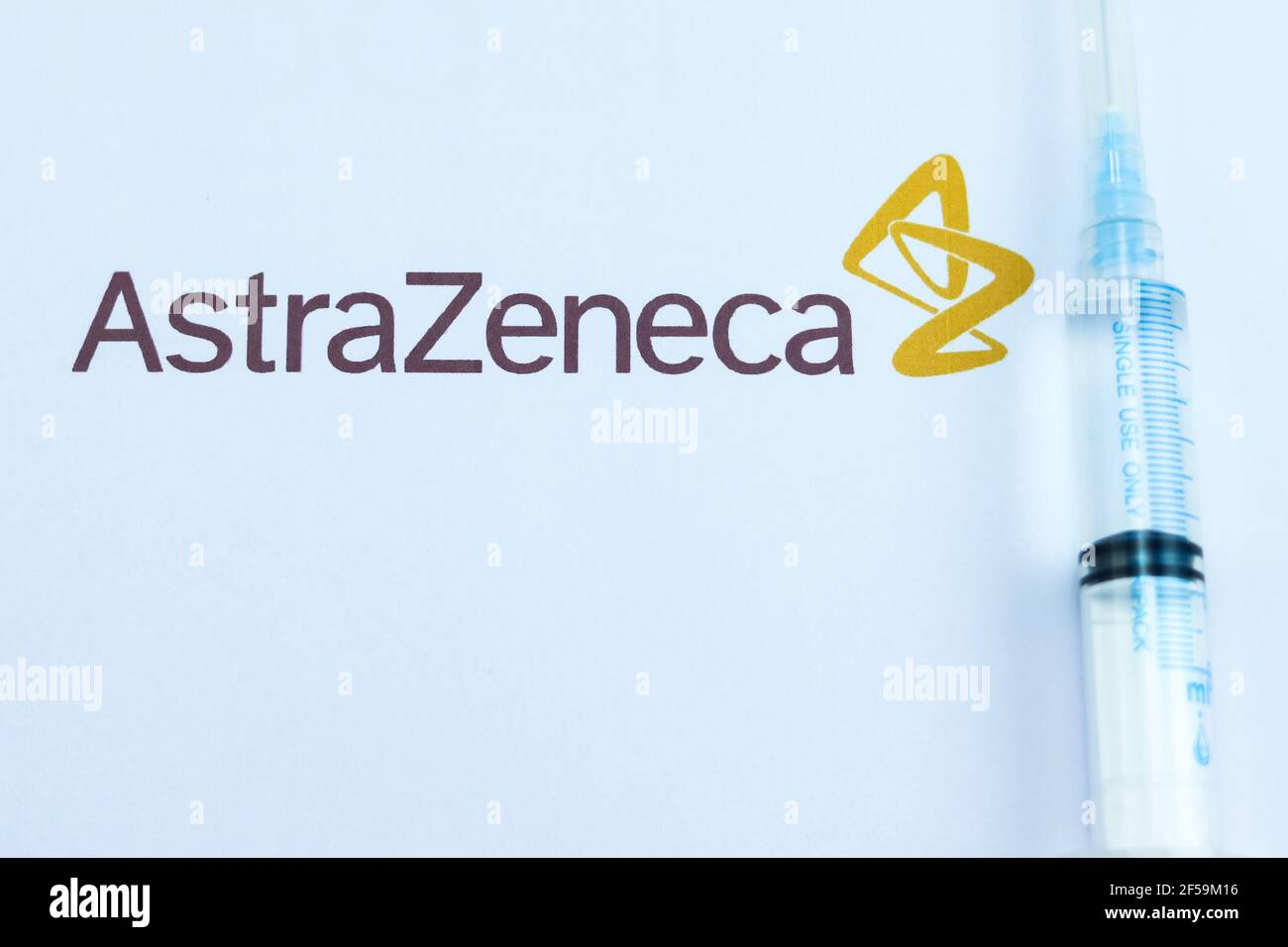 CHITTAGONG, BANGLADESH - Mar 15, 2021: Close-up shot of a syringe and ...