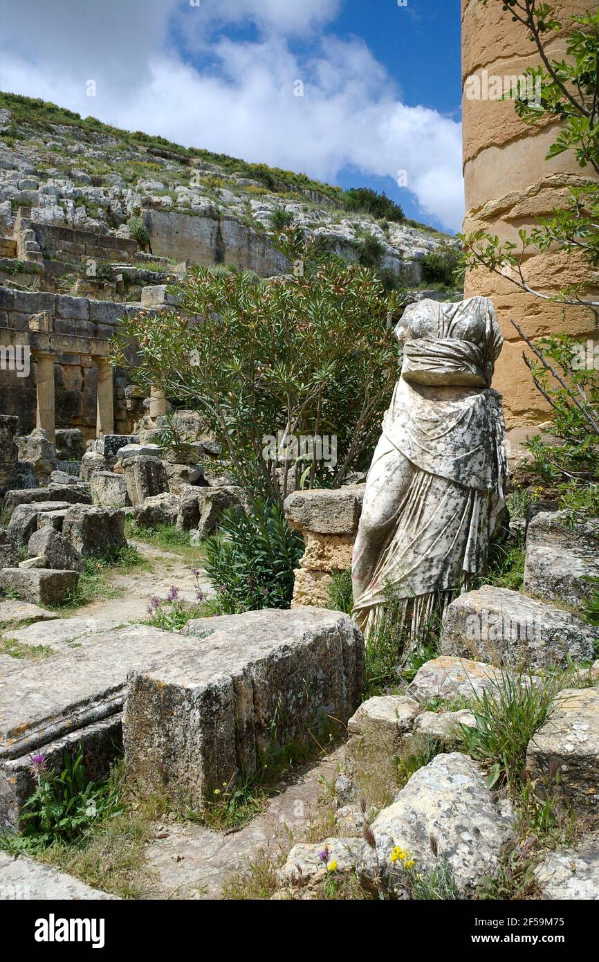 Temple of Apollo, Cyrene, Libya Stock Photo - Alamy