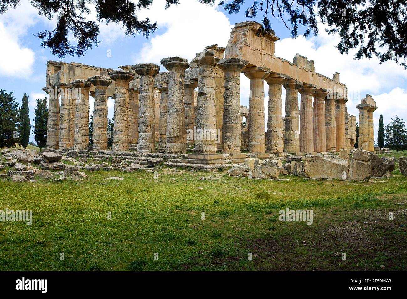 Temple of Zeus, Cyrene, Libya Stock Photo - Alamy