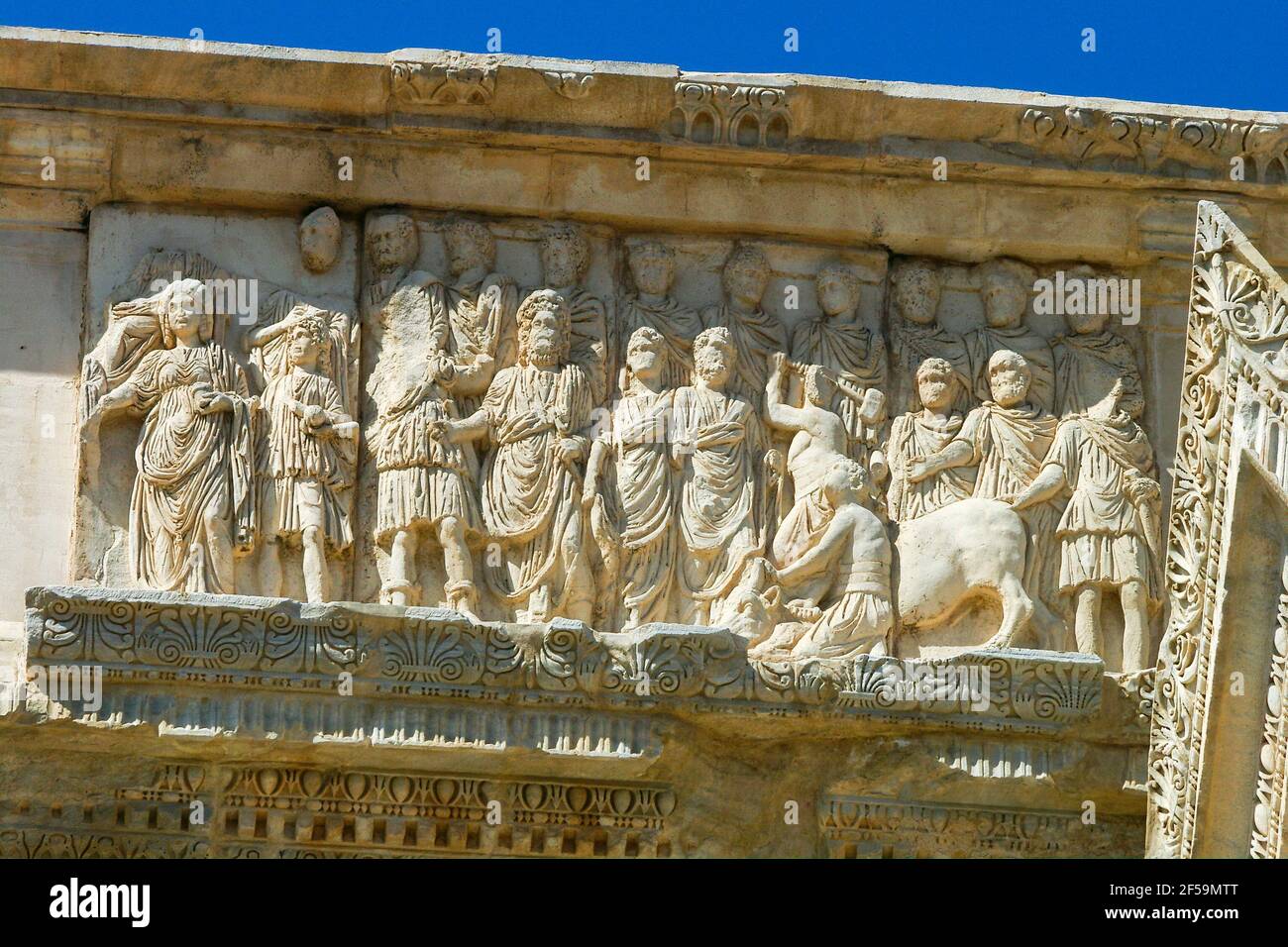 Relief arch septimius severus roman hi-res stock photography and images ...