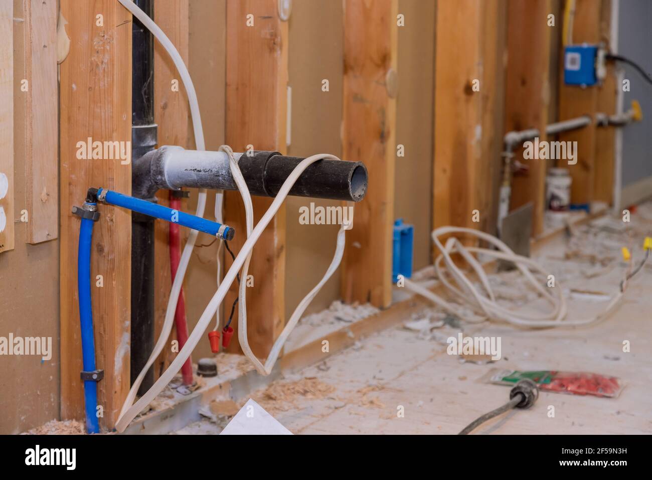 Repairs for remodeling in the kitchen that is under renovation ...