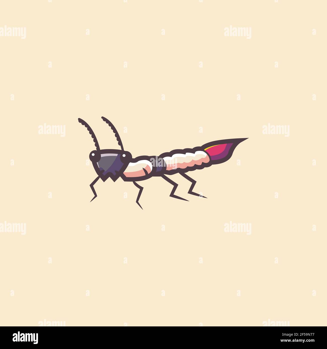 tomcat cartoon. premium insect illustration Stock Vector Image & Art ...