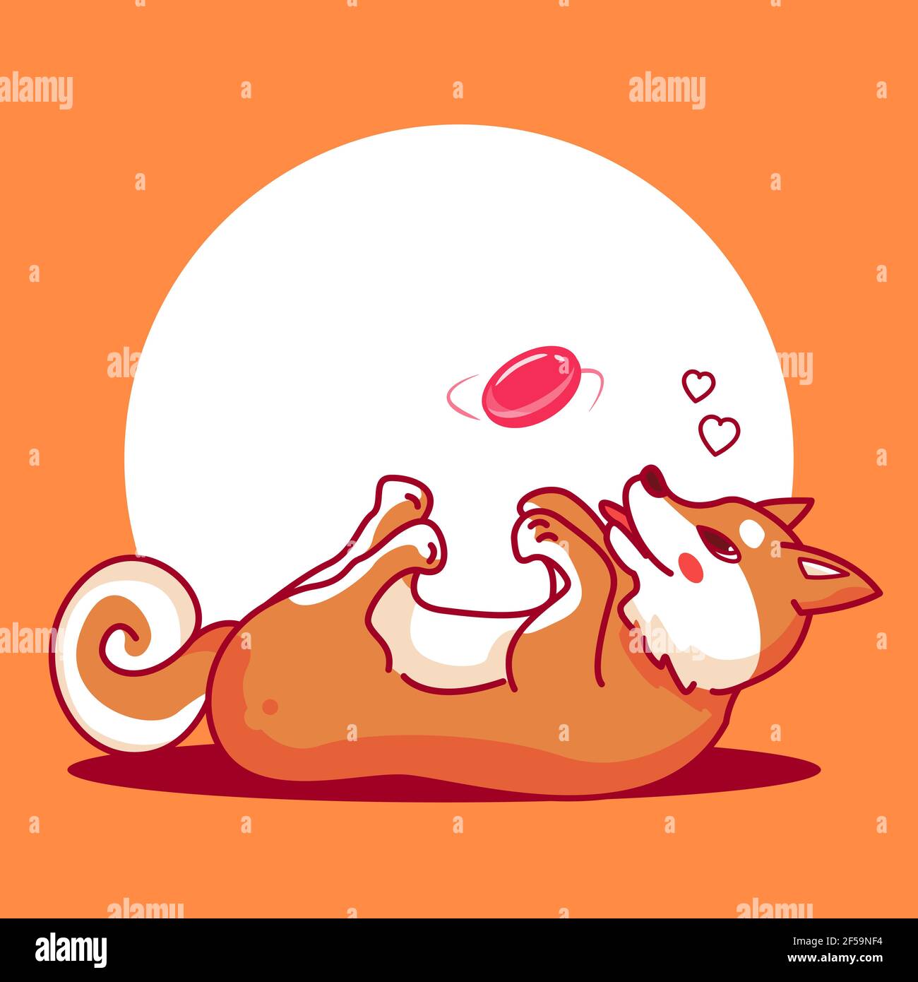Cartoon shiba inu Stock Vector Images - Alamy