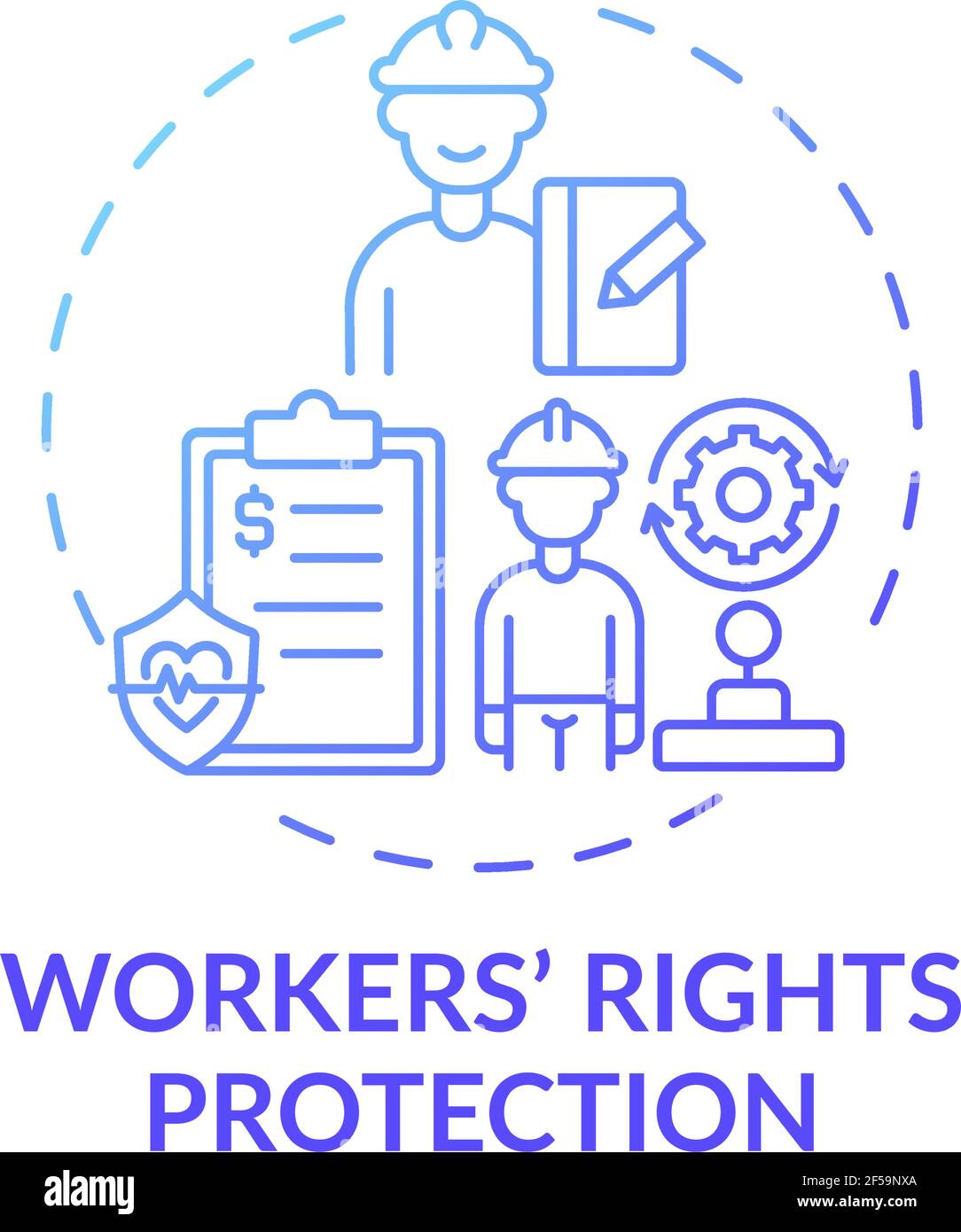 Charity workers Stock Vector Images - Alamy