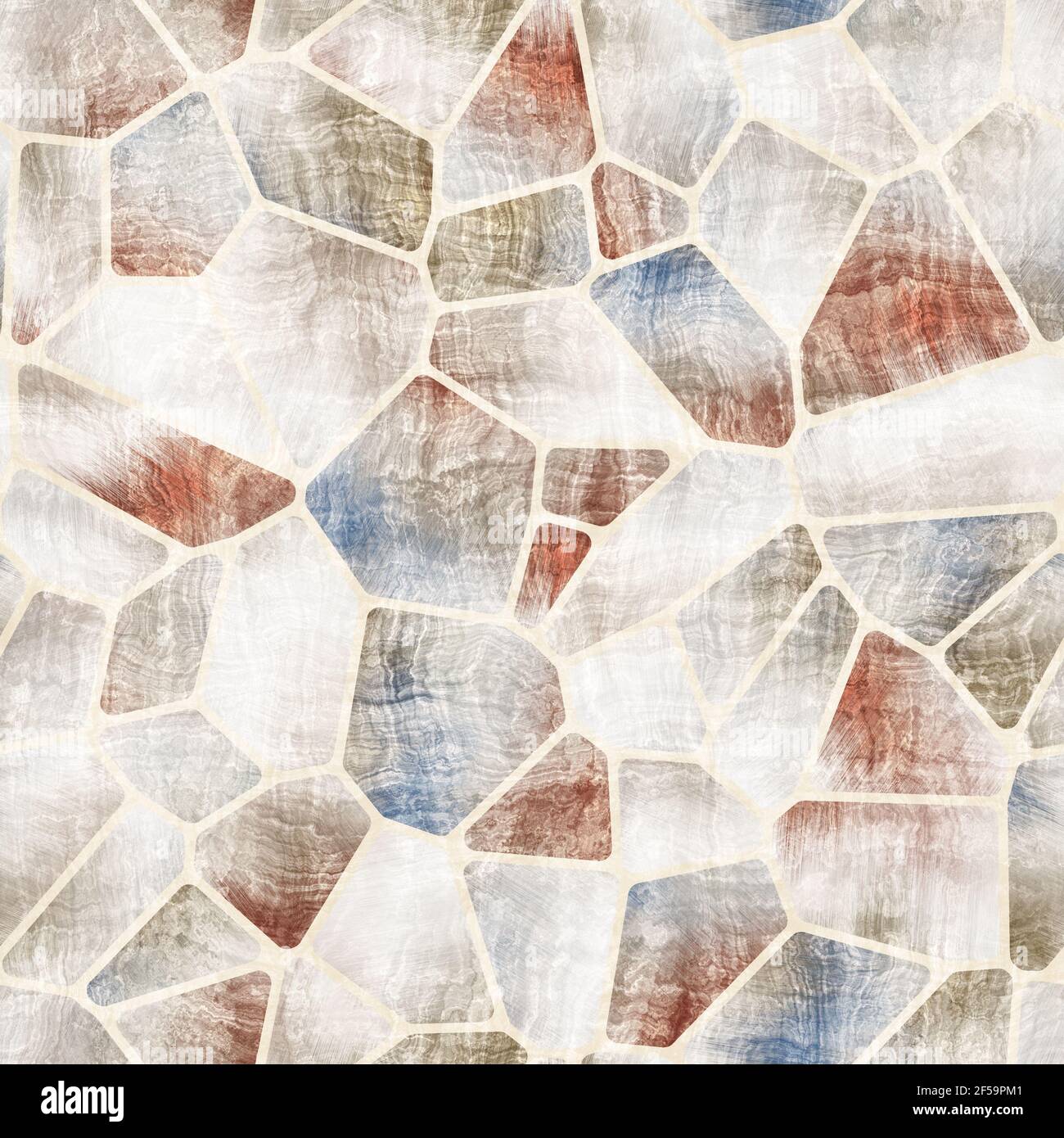 Seamless geo tile shape collage surface pattern Stock Photo - Alamy