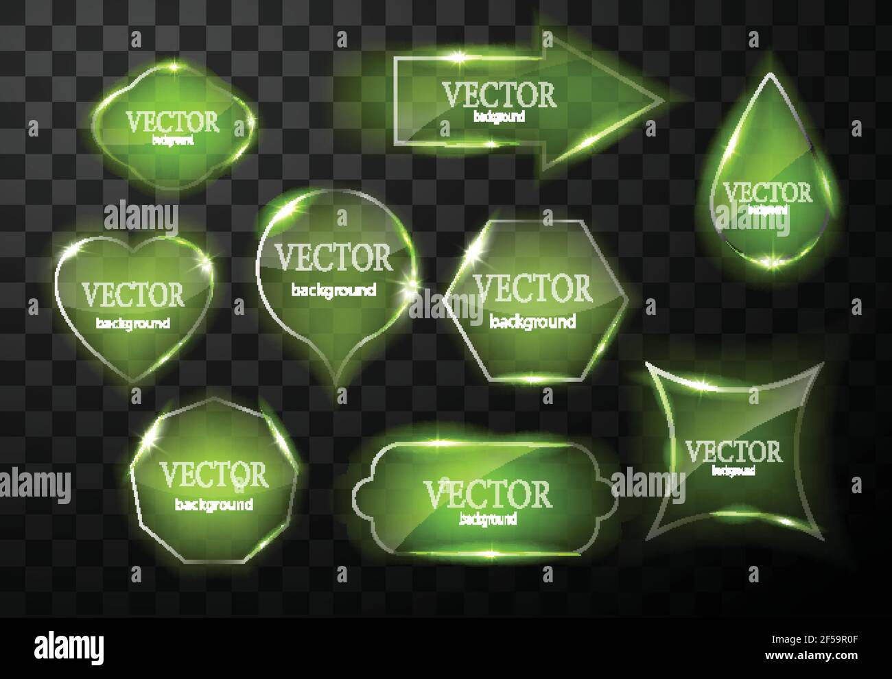 Glass vector button plane. Easy editable background Stock Vector Image & Art - Alamy