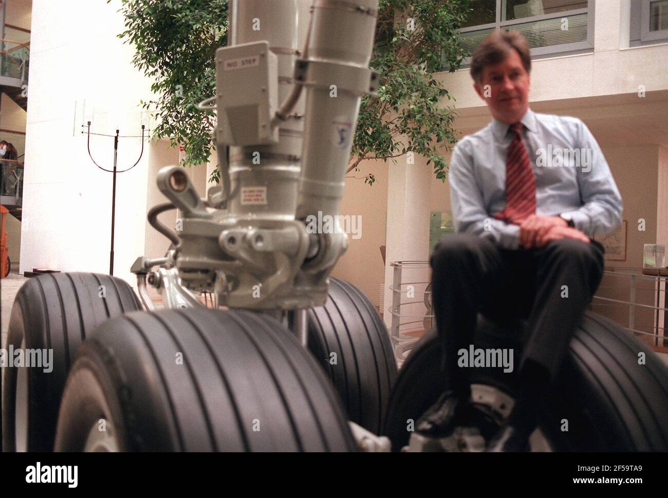 Bob Ayling British Airways chief executive November 1998 Stock Photo ...