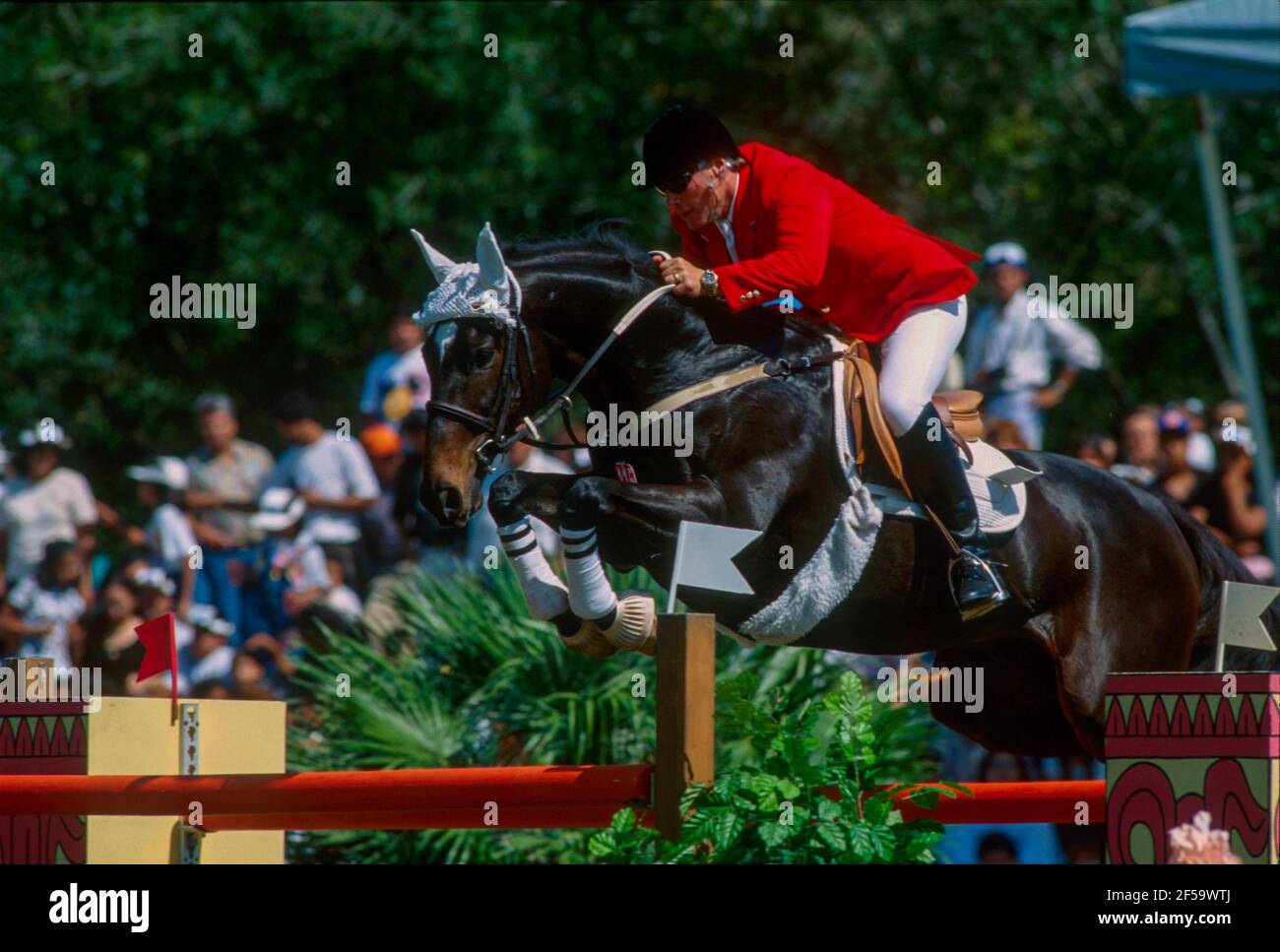 CSI Monterrey, 1996, Hugh Graham (CAN) riding Undercover Stock Photo ...