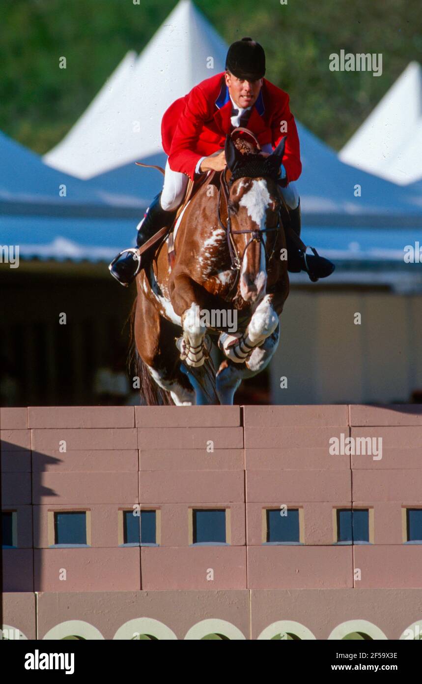 CSI Monterrey October 1997, Peter Wylde (USA) riding Macanudo Verywell ...