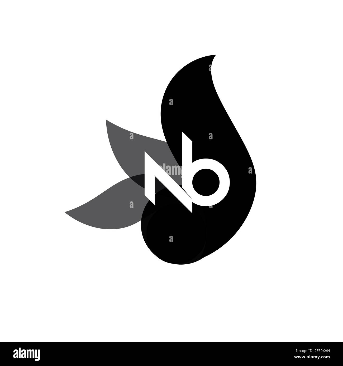 Professional Innovative Initial NB logo and BN logo. Letter BN NB ...