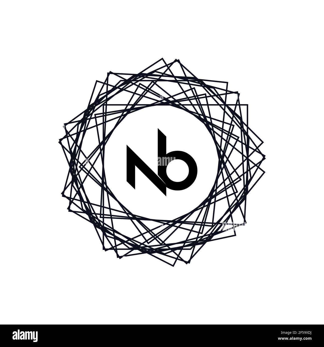 Professional Innovative Initial NB logo and BN logo. Letter BN NB ...