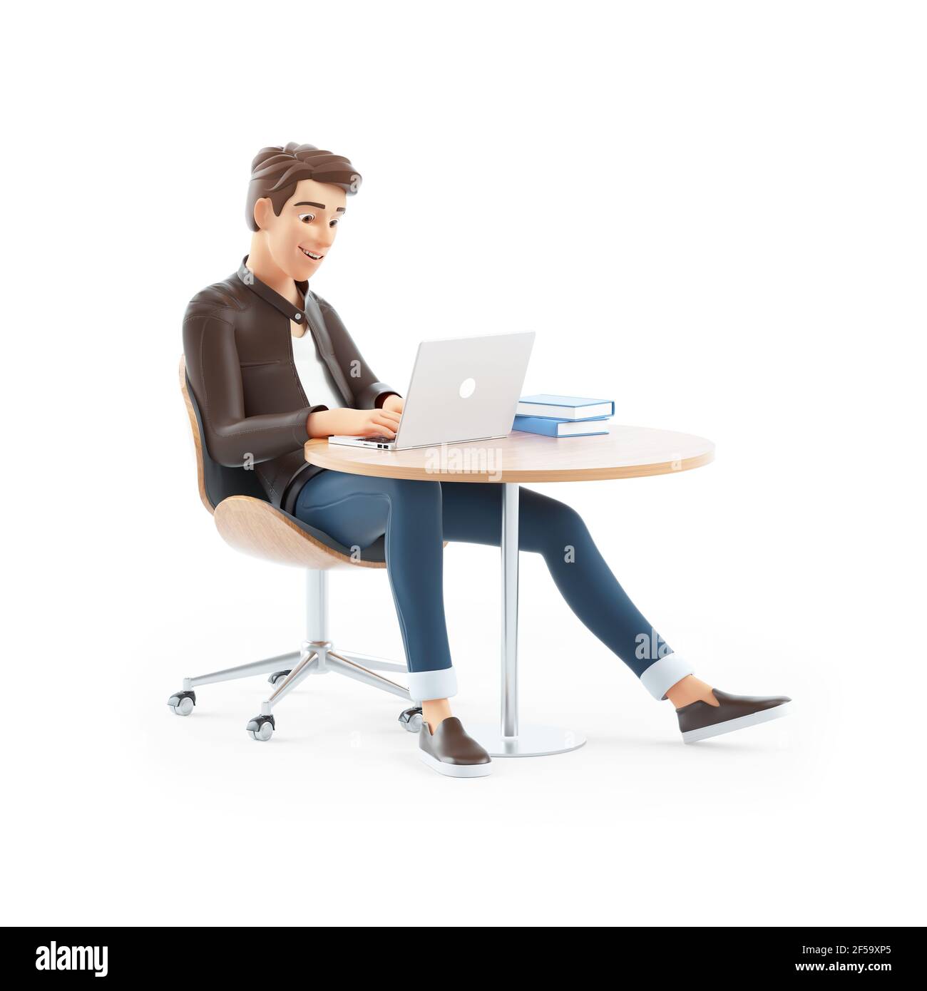 Cartoon laptop Cut Out Stock Images & Pictures - Alamy