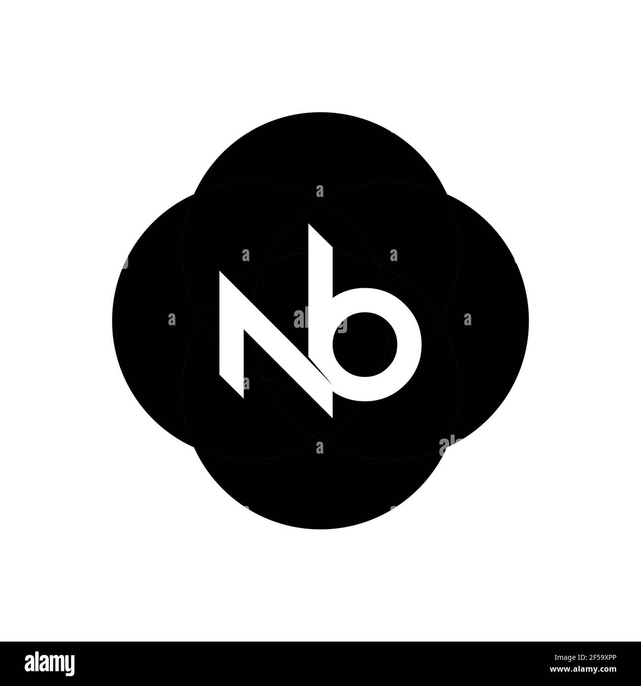 Professional Innovative Initial NB logo and BN logo. Letter BN NB ...