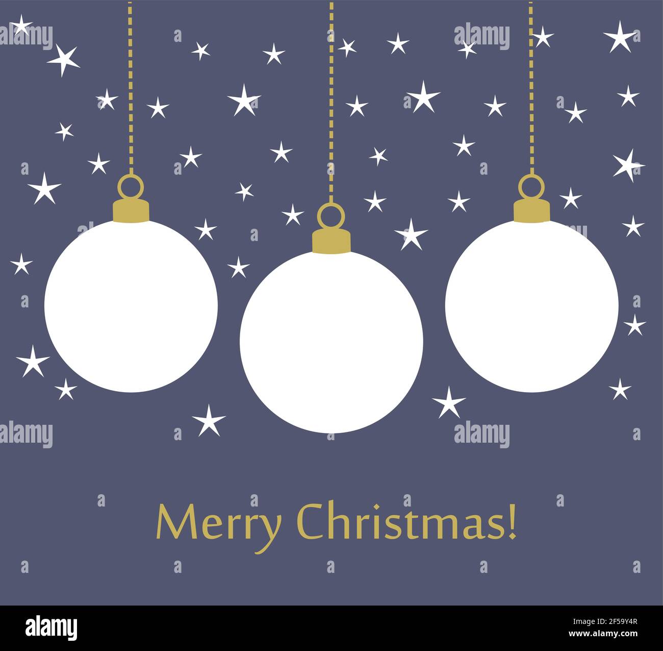 White Christmas balls background. Vector illustration Stock Vector ...