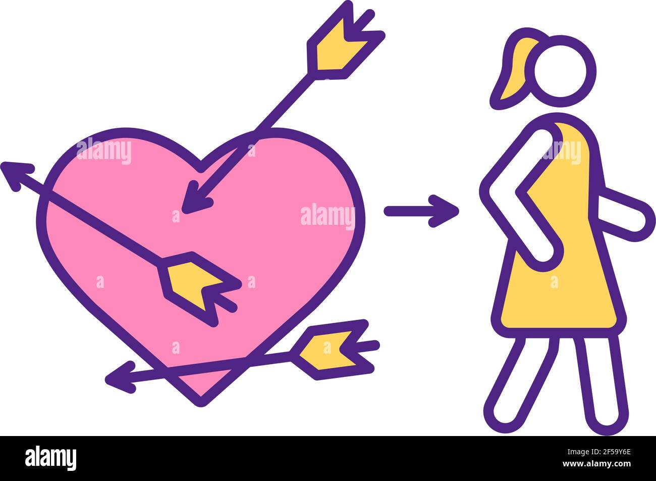 Cupid love woman Cut Out Stock Images & Pictures - Alamy