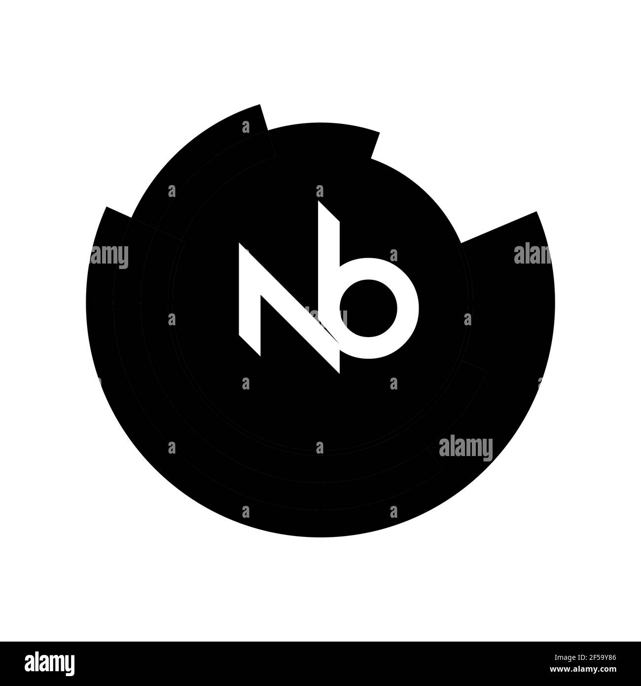 Professional Innovative Initial NB logo and BN logo. Letter BN NB ...