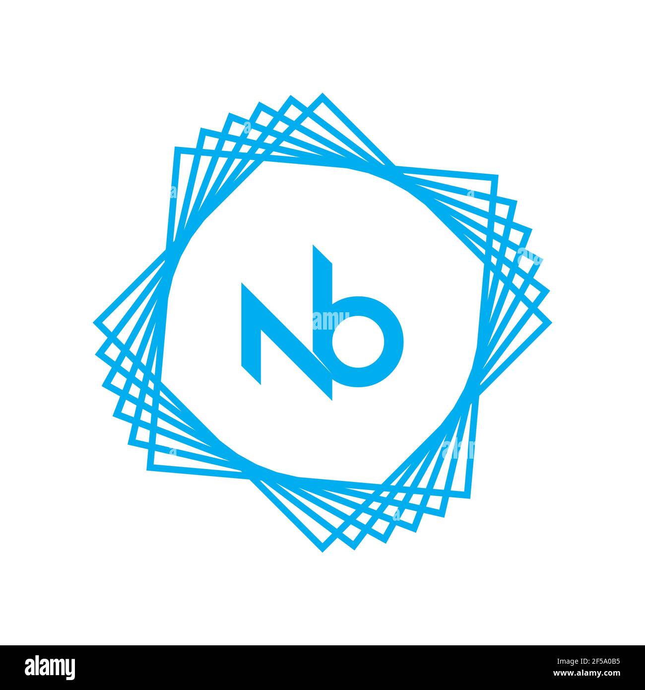 Professional Innovative Initial NB logo and BN logo. Letter BN NB ...