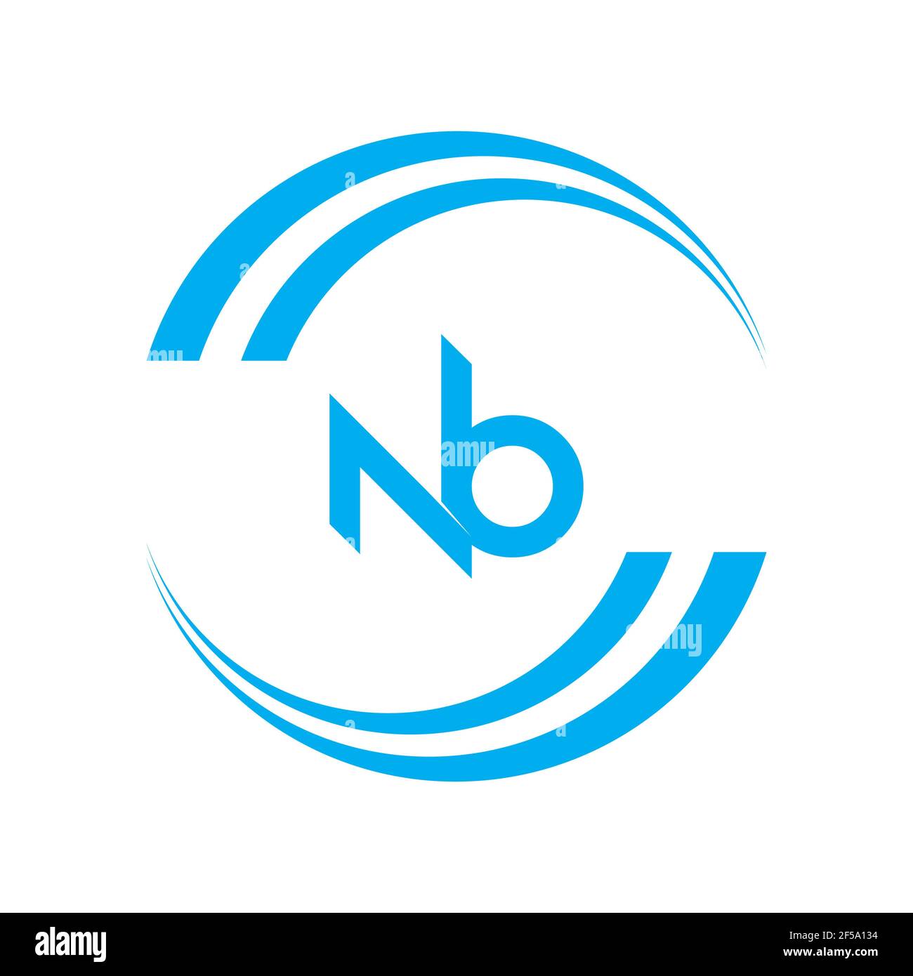 Professional Innovative Initial NB logo and BN logo. Letter BN NB ...