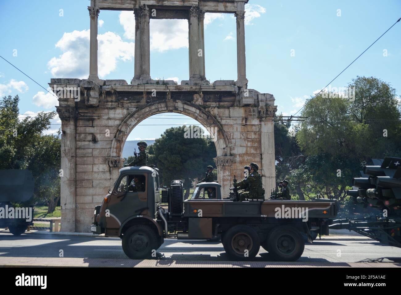 Athens, Greece. 25th Mar, 2021. Greek Independence Day Military Parade ...