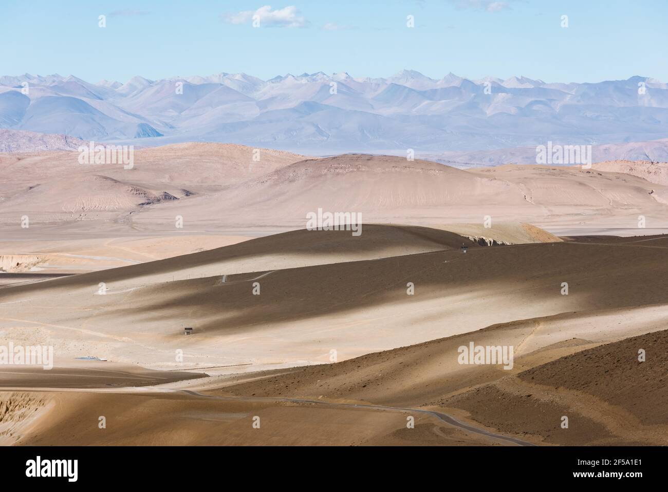 The natural scenery of the arid Tibetan plateau Stock Photo - Alamy