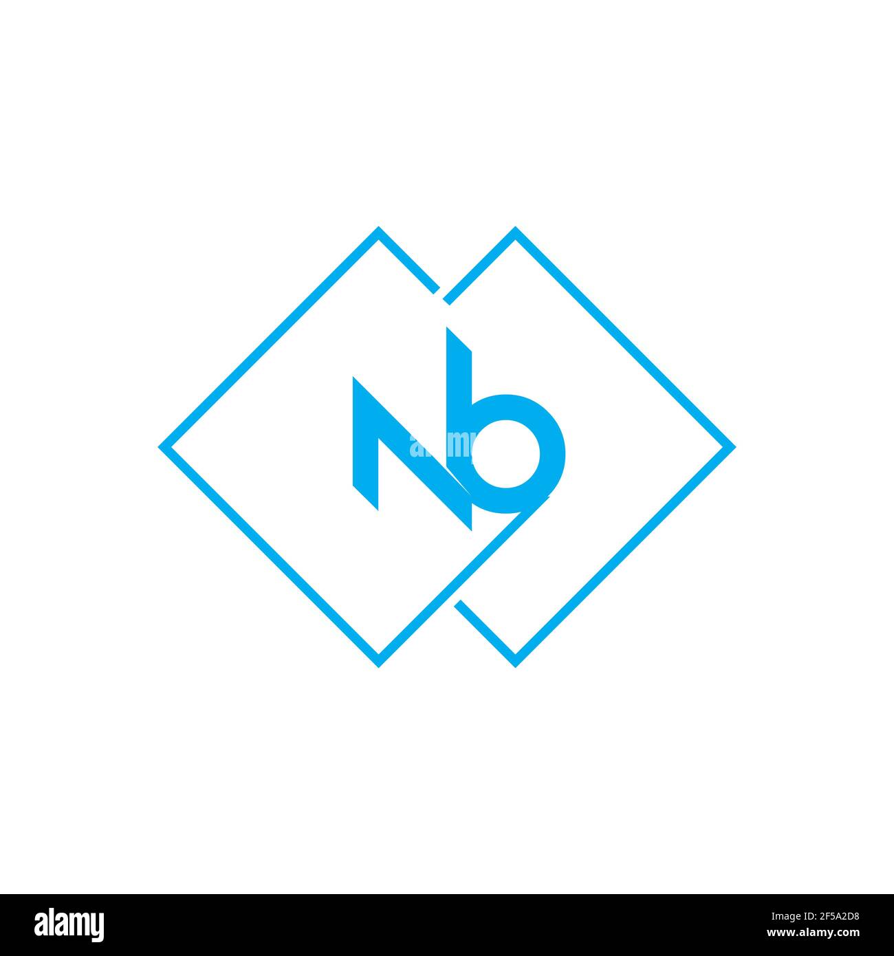 Professional Innovative Initial NB logo and BN logo. Letter BN NB ...