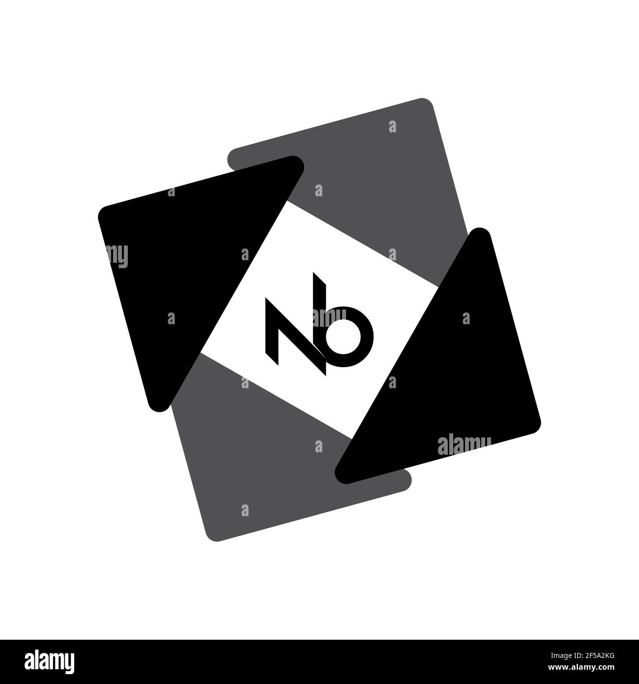 Professional Innovative Initial NB logo and BN logo. Letter BN NB ...
