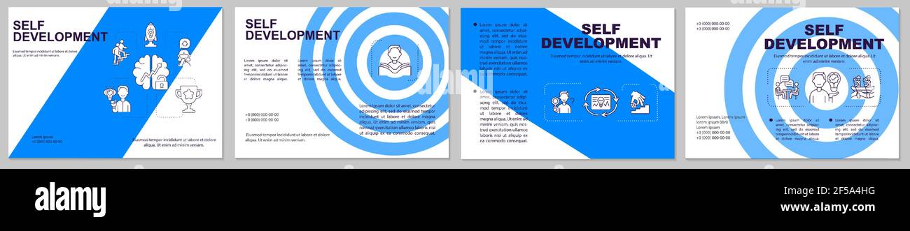 Self development brochure template Stock Vector Image & Art - Alamy