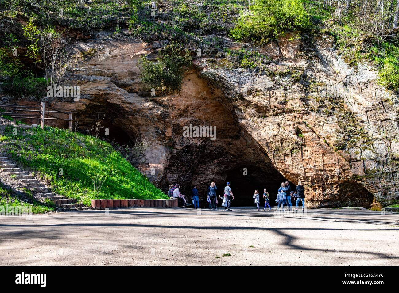 Gutman's Cave in the Gauja National Park, Latvia Stock Photo - Alamy