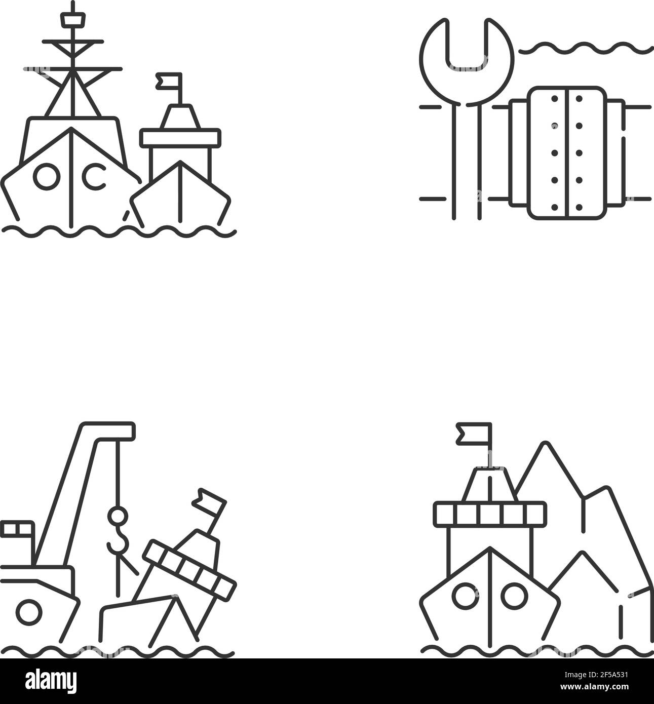 Maritime transport environment Cut Out Stock Images & Pictures - Alamy