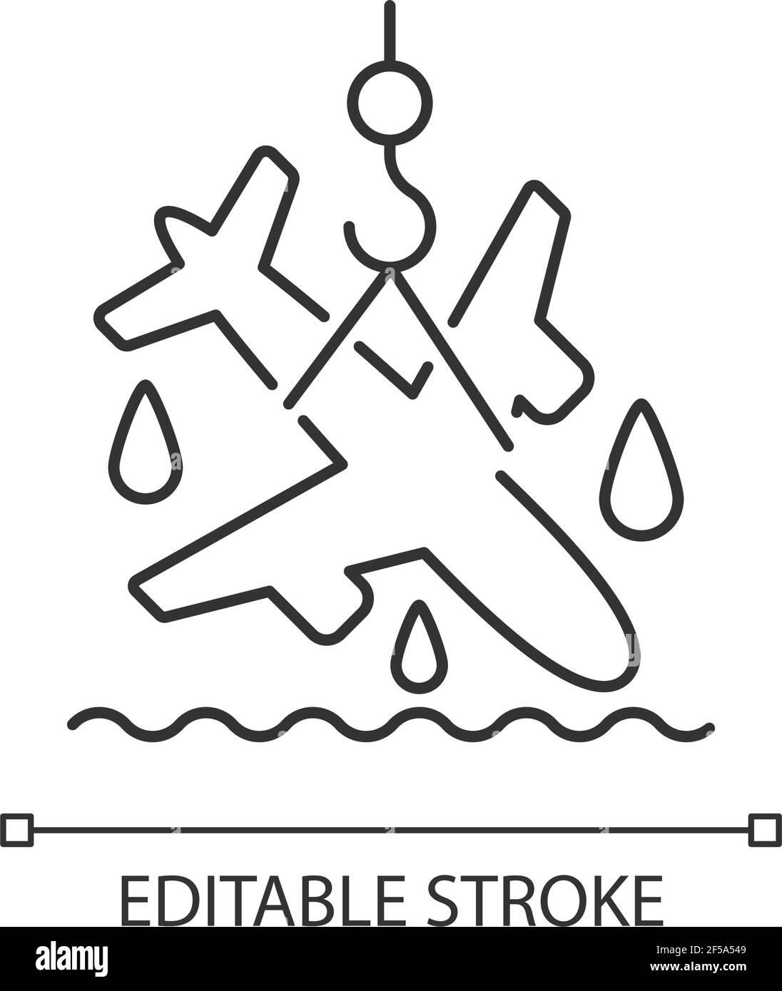 Plane emergency Black and White Stock Photos & Images - Alamy