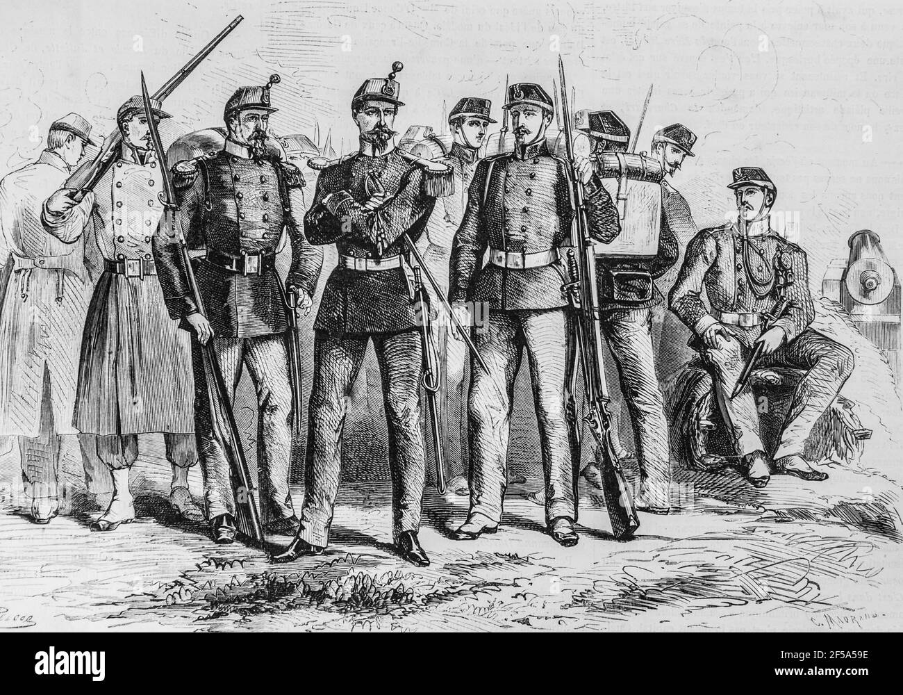 Uniformes de garde nationale hi-res stock photography and images - Alamy
