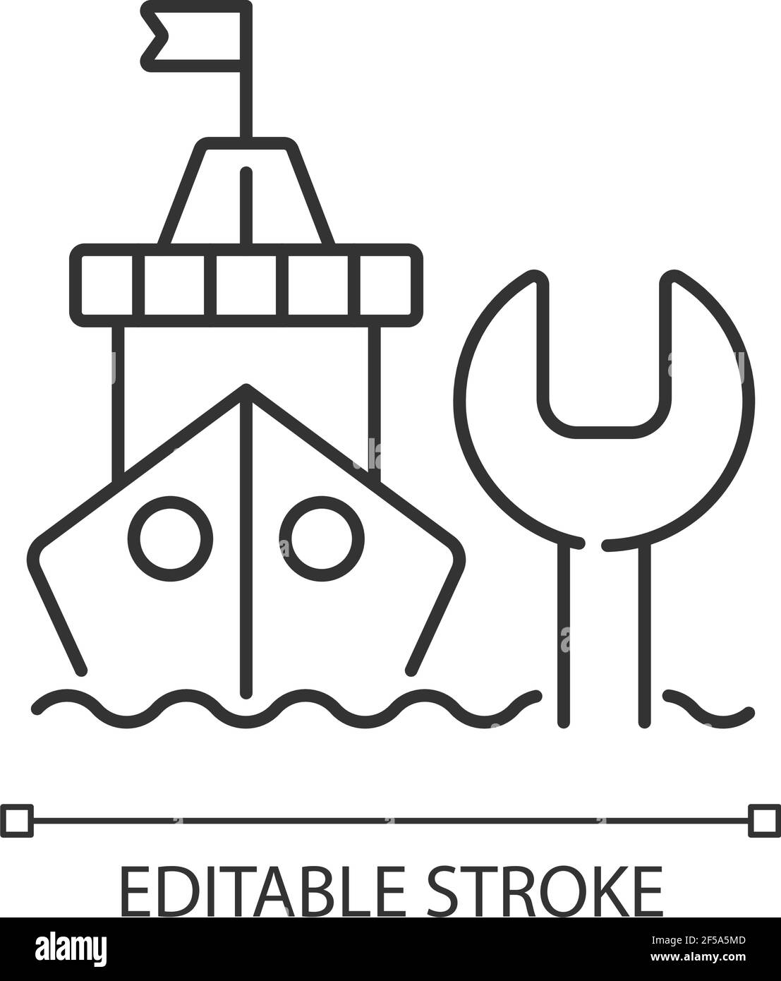 Dockyard and shipyard Stock Vector Images - Alamy