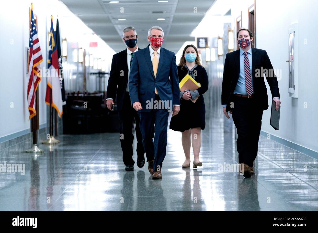 United States Senator Rob Portman (Republican of Ohio) arrives to a U.S ...