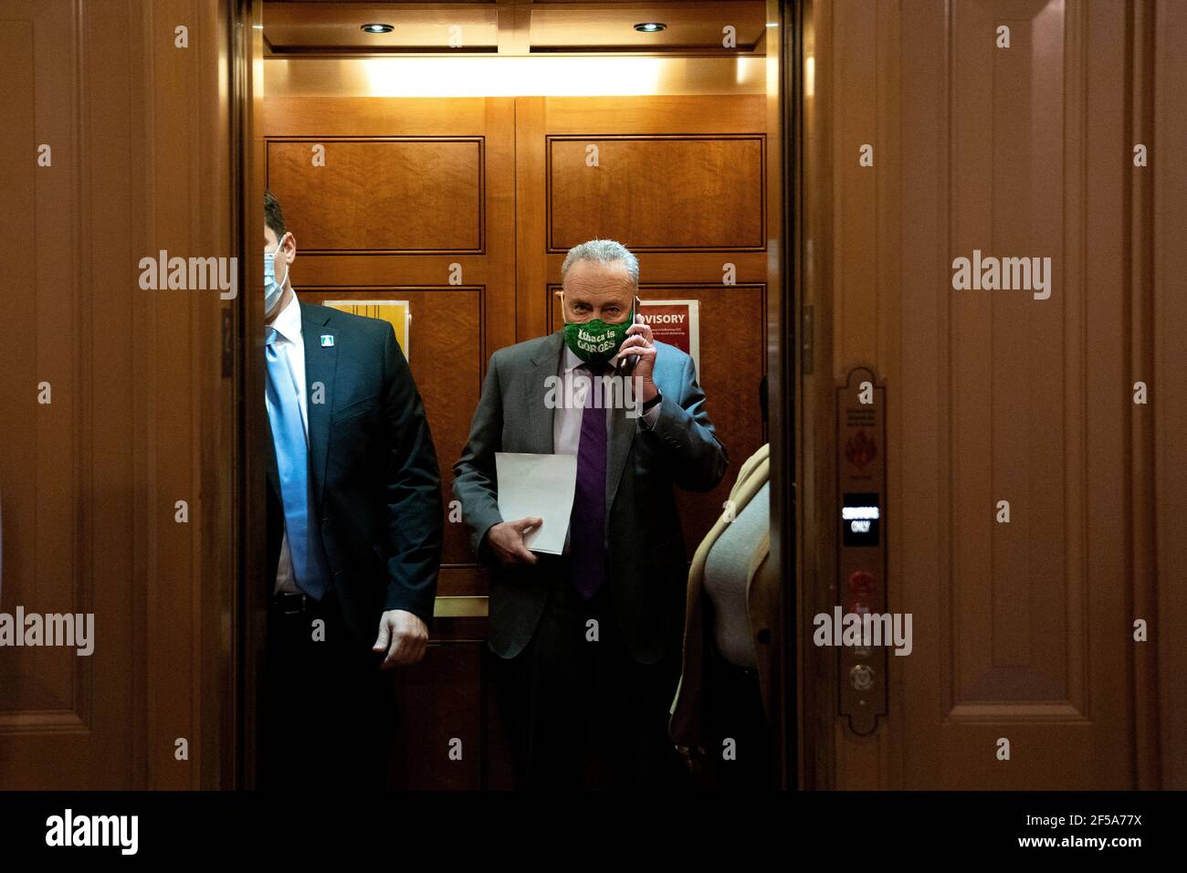 United States Senate Majority Leader Chuck Schumer (Democrat of New ...