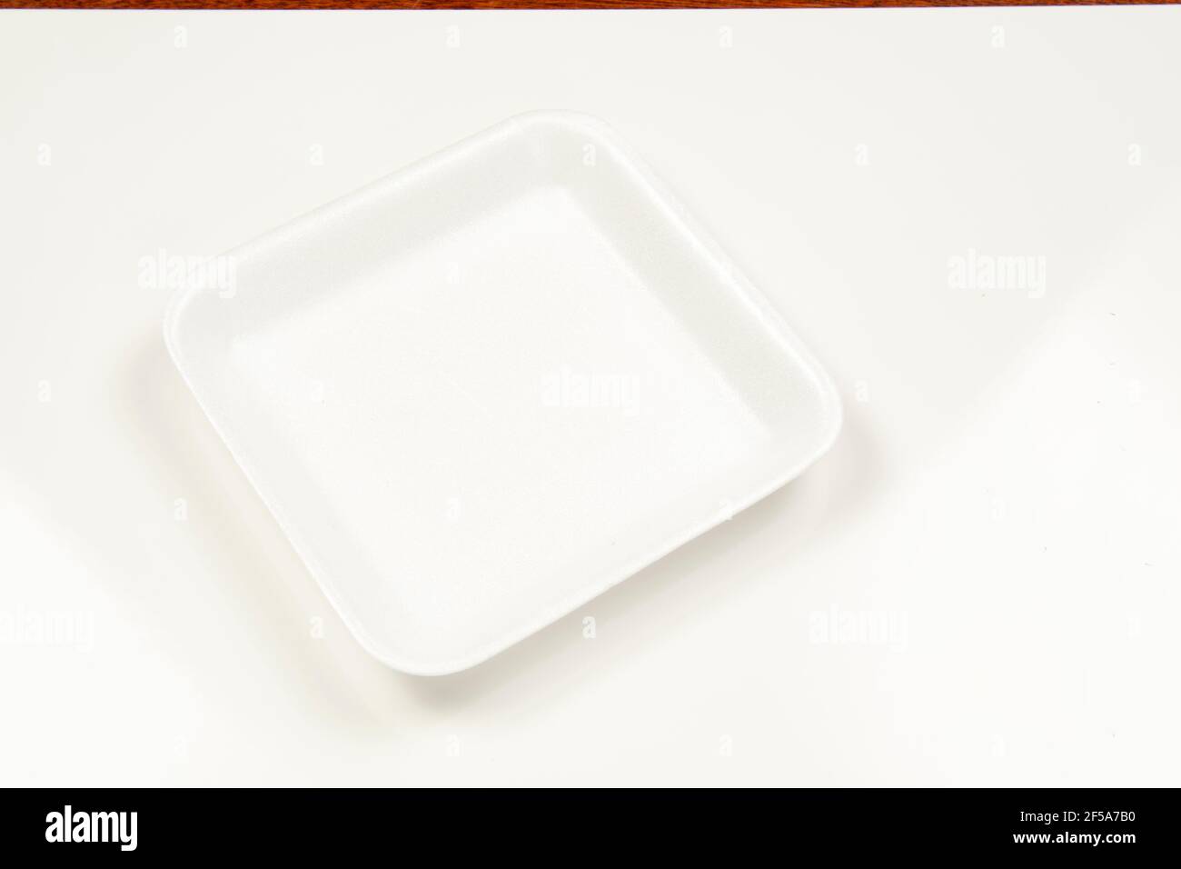 empty styrofoam tray for packing food at the market Stock Photo - Alamy