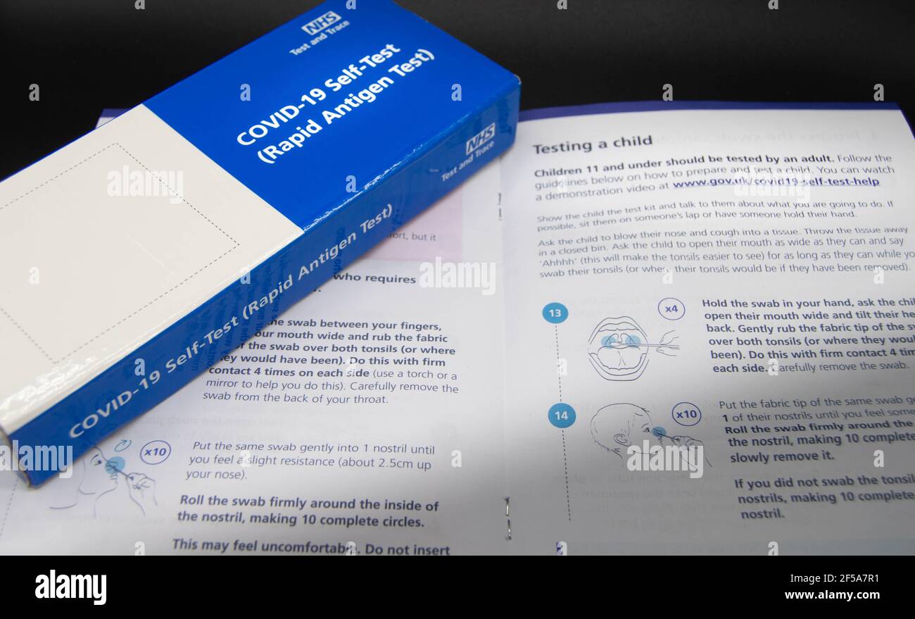 Lateral flow test schools hi-res stock photography and images - Alamy