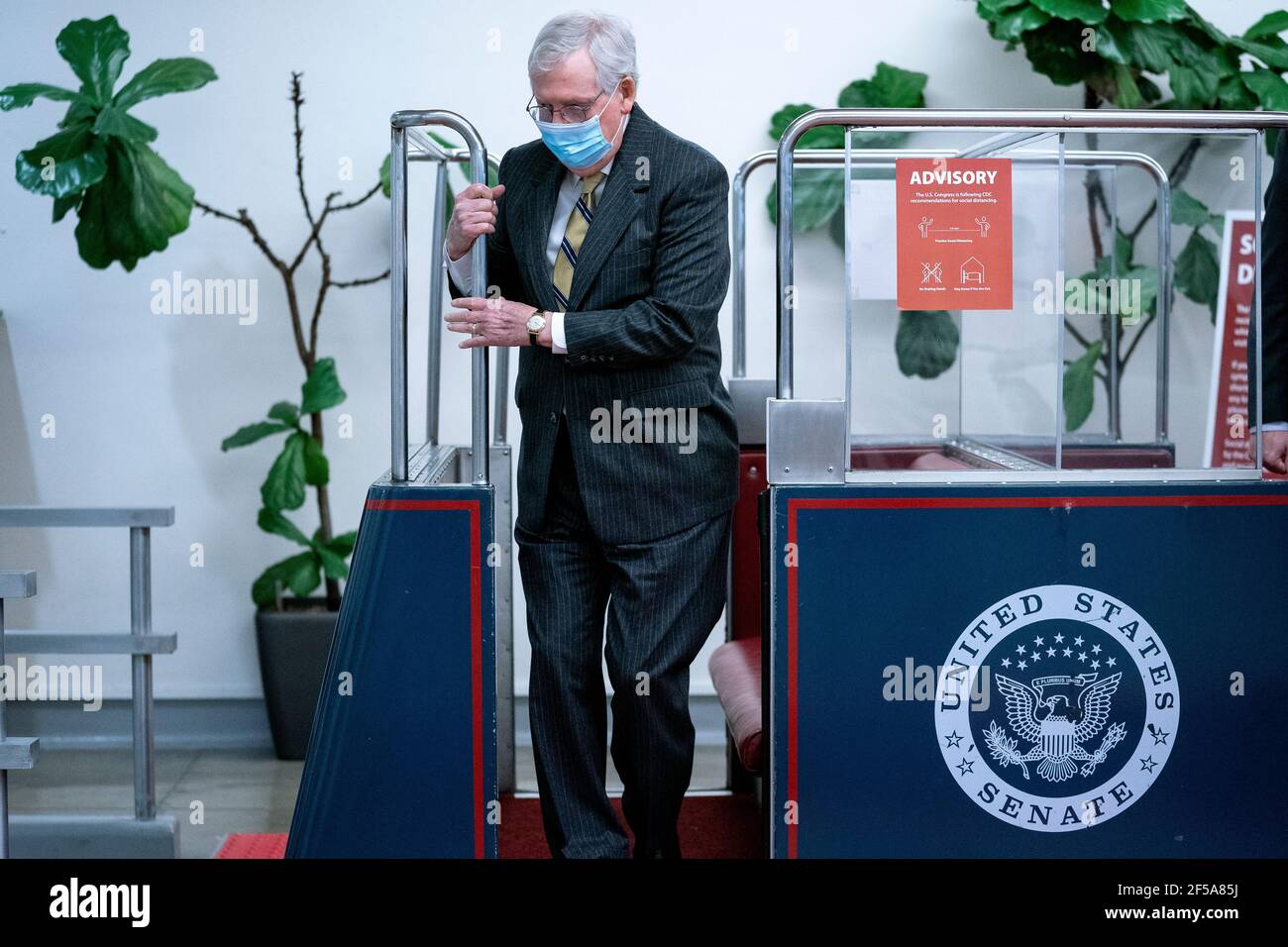 United States Senate Minority Leader Mitch McConnell (Republican of ...