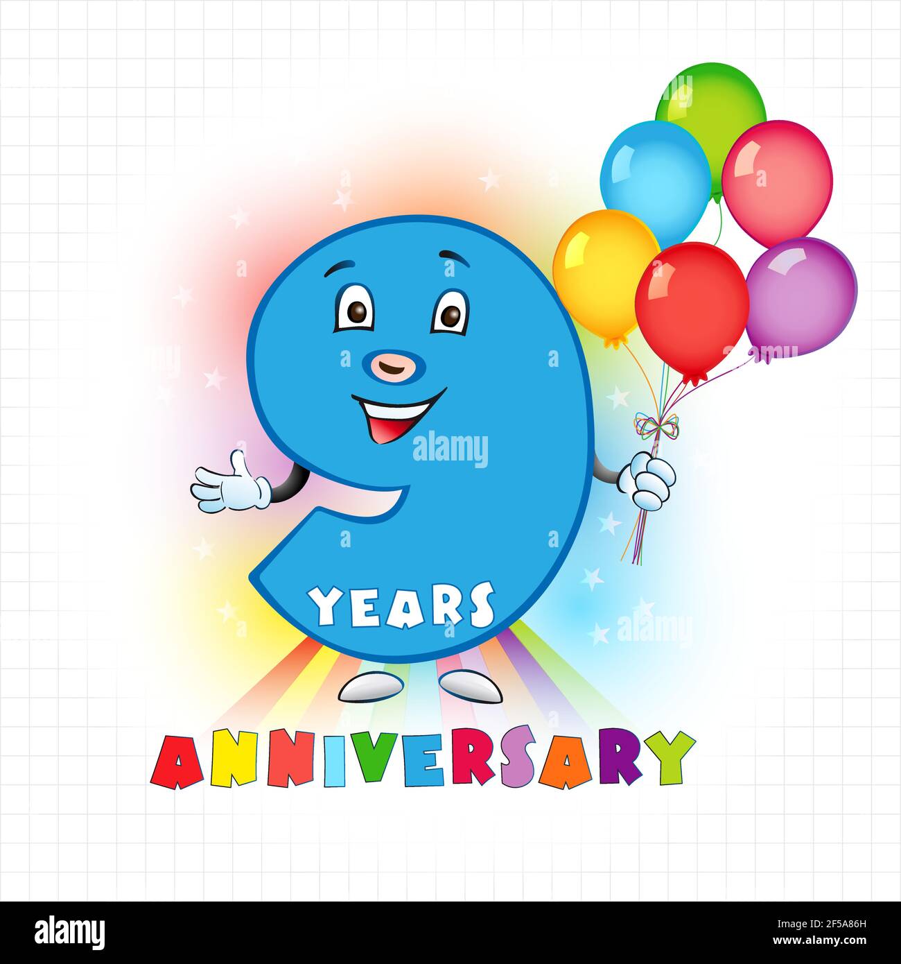 Number animation Stock Vector Images - Alamy