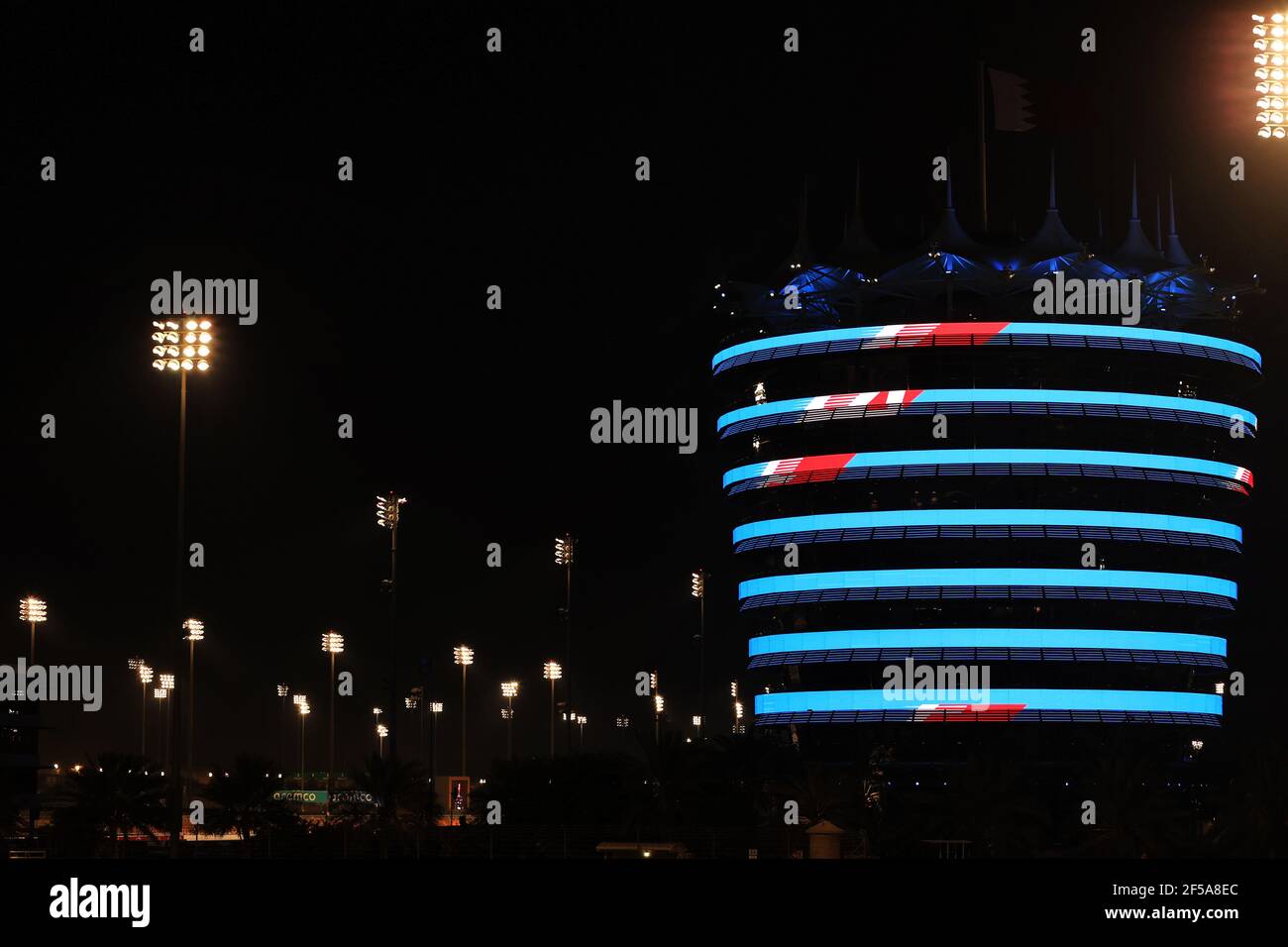 Bahrain formula 1 building hi-res stock photography and images - Alamy