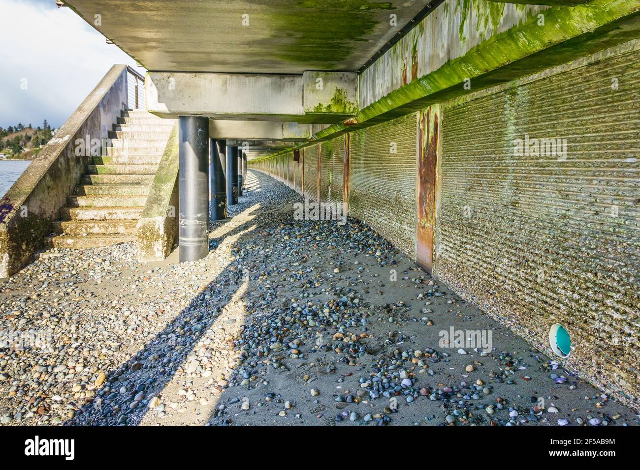 View from under boardwalk hi-res stock photography and images - Alamy