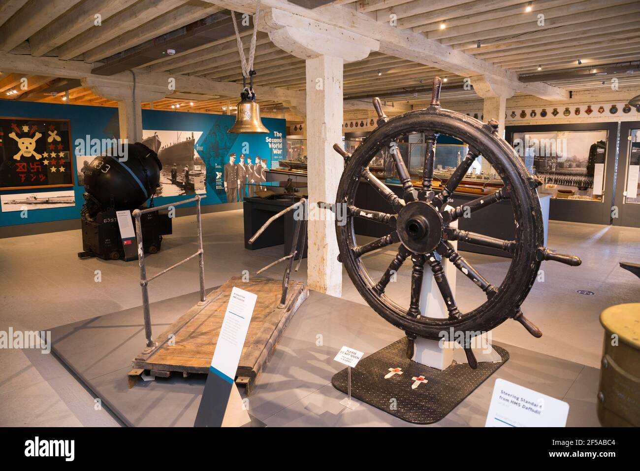 Scene inside the Steam, Steel and Submarines exhibition display at ...
