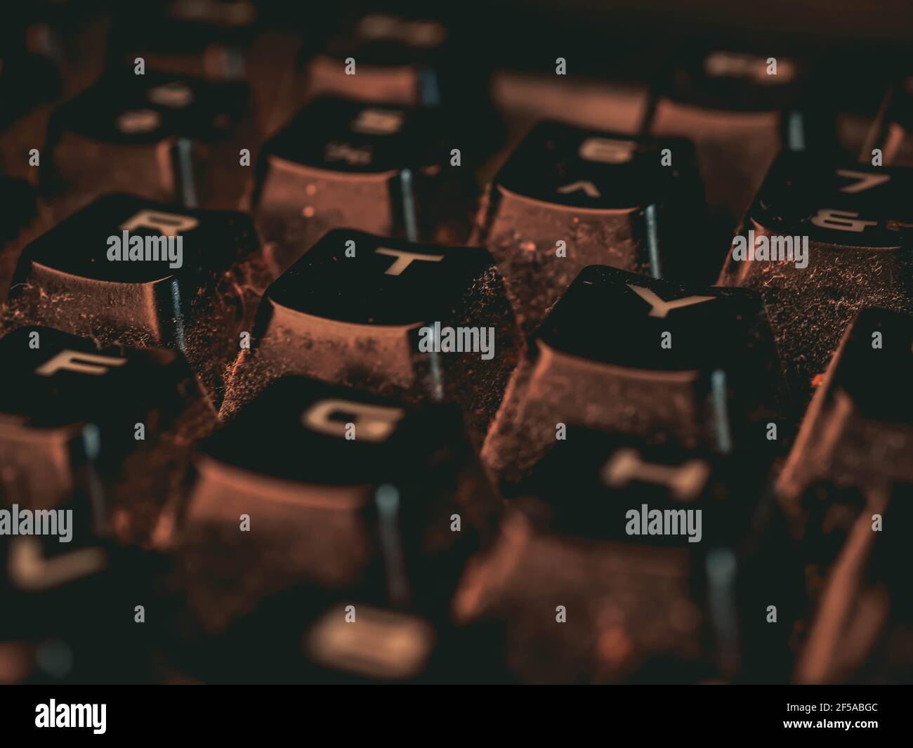 dirty pc keyboard Stock Photo - Alamy