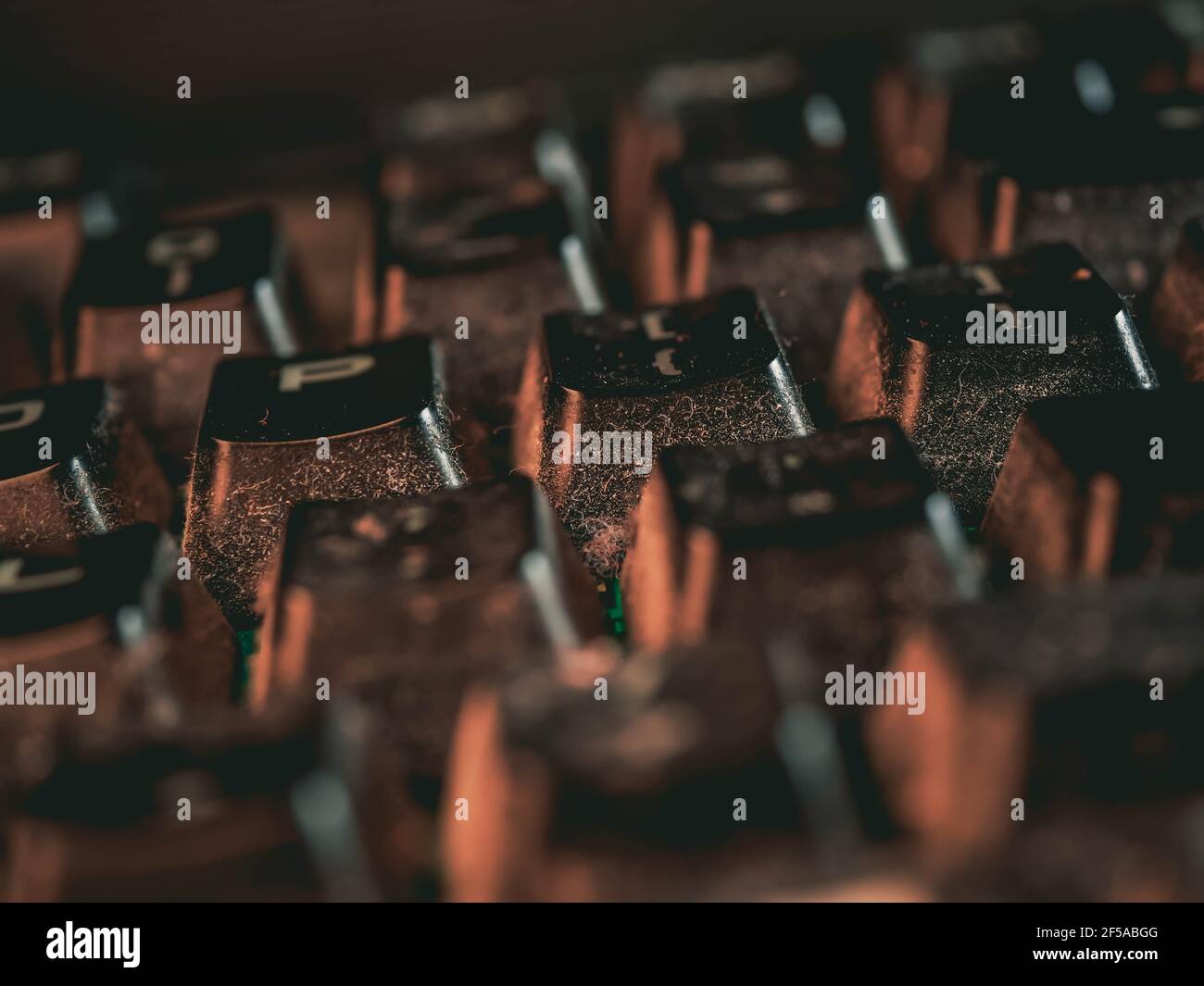 dirty pc keyboard Stock Photo - Alamy